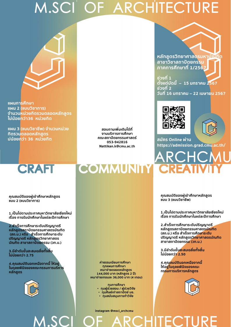 ARCHCMU MSC PROGRAM